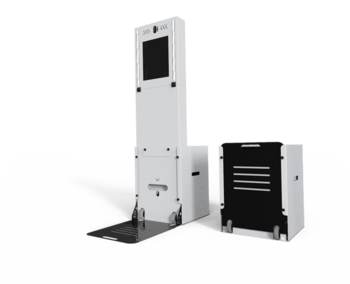 Atom model open booth